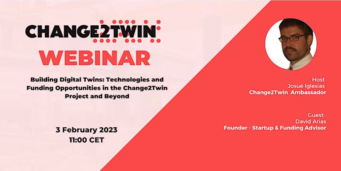 Building digital twins with Change2Twin: Technologies and Funding - Change2Twin Project