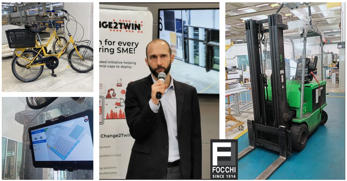Digital Twin by FOCCHI Spa for an efficient and safe warehouse ...